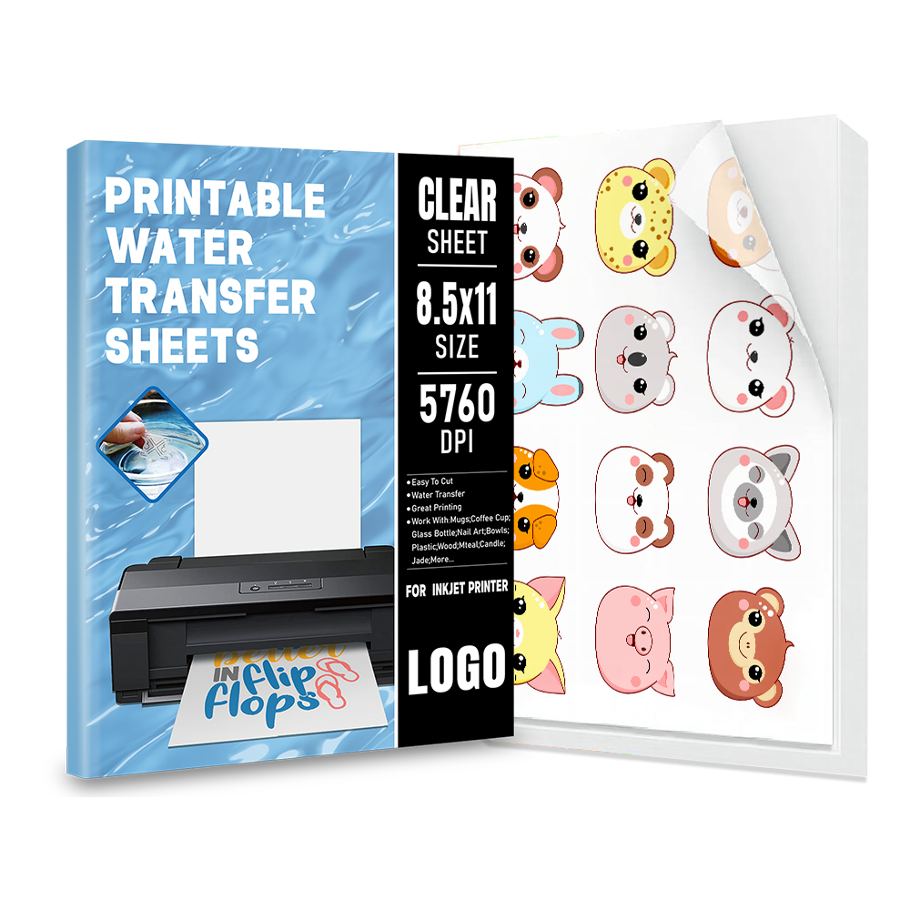 Inkjet Water Slide Transfer Paper for Custom Decals Projects