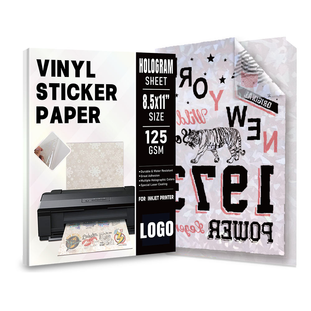 Holographic Printable Vinyl Sticker Paper for Stunning Prints
