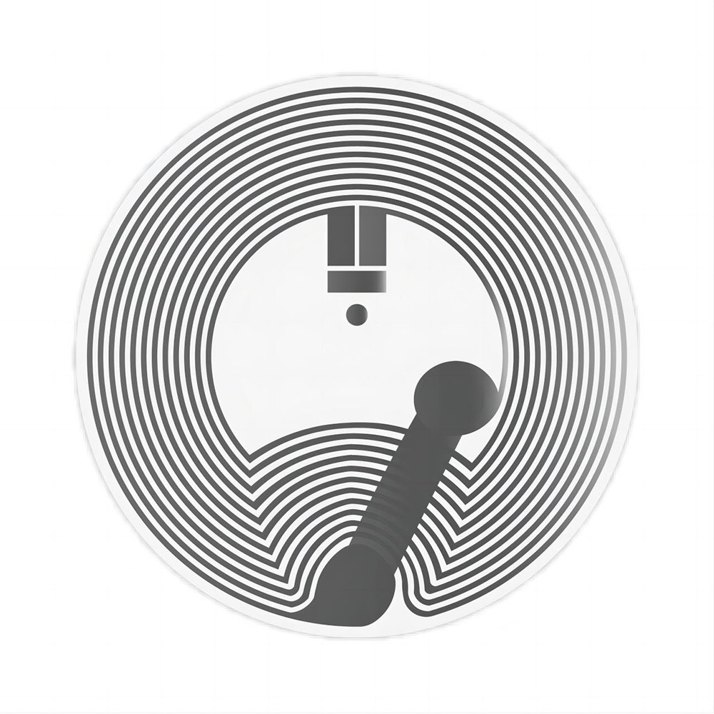 Circular High Frequency RFID Sticker Label - crystal-code