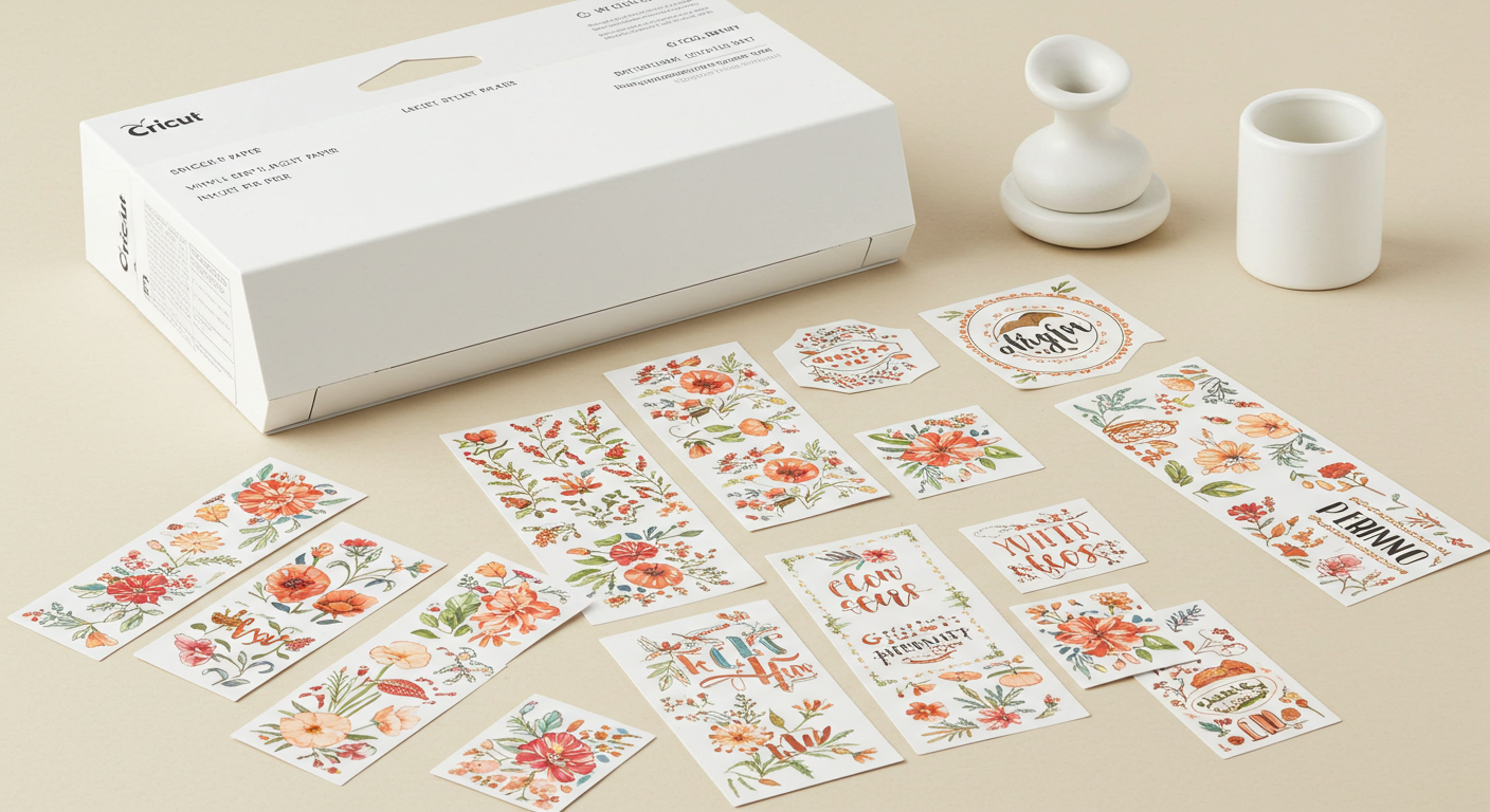 Cricut Vinyl Sticker Paper for Inkjet Printers | crystal-code