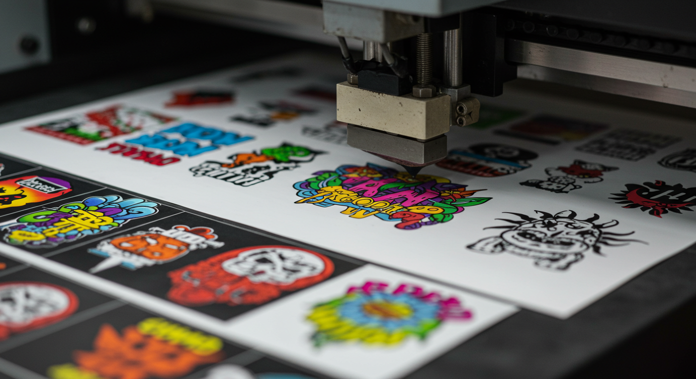 Custom Vinyl Sticker Printing | High-Quality Stickers Online | crystal-code