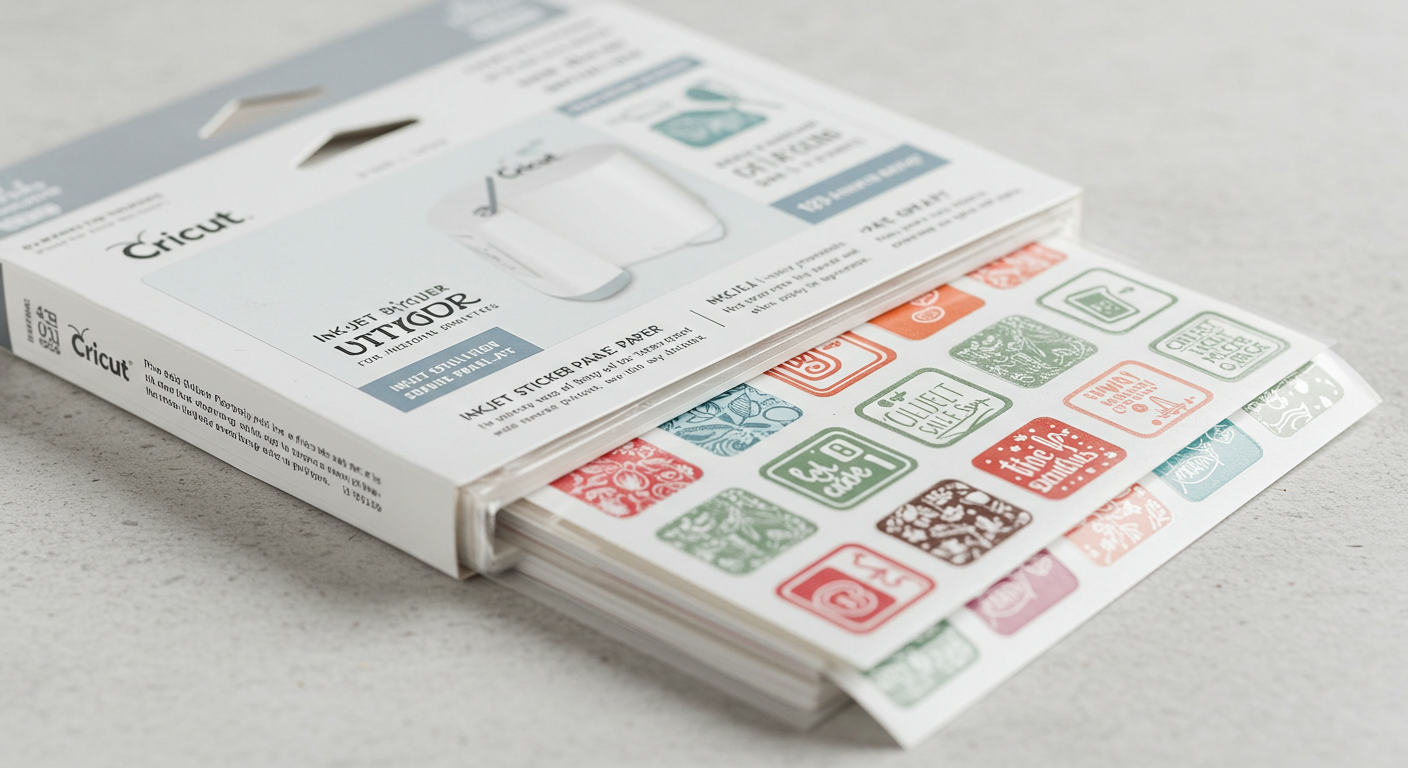 Inkjet Sticker Paper for Cricut | Durable & Vibrant Prints | crystal-code