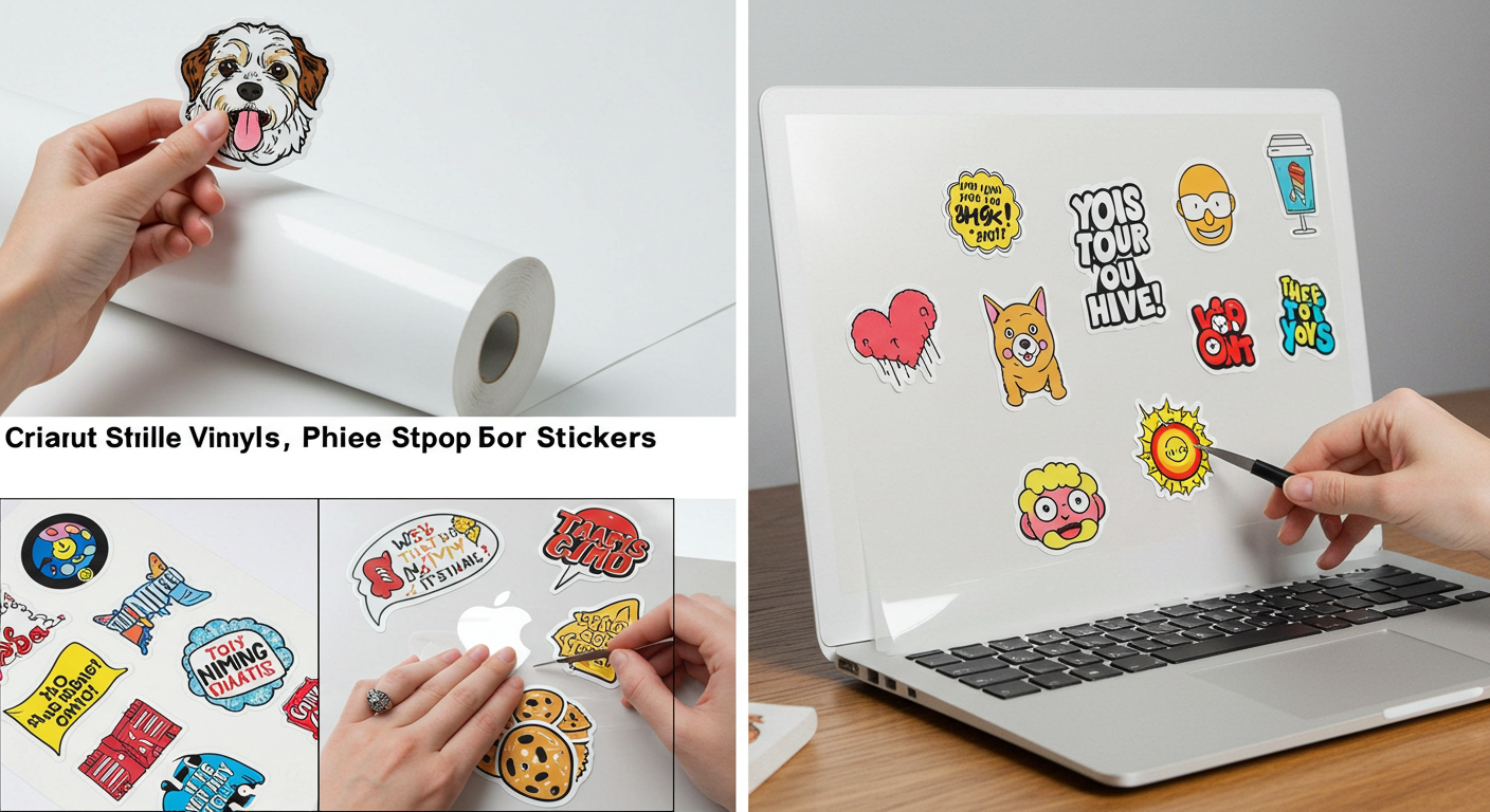 Printable Vinyl for Laptop Stickers: Matte and Clear Options - crystal-code