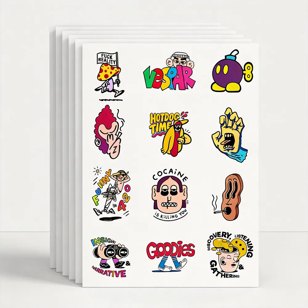 Premium 8.5x11 Vinyl Sticker Sheets for Creative Projects