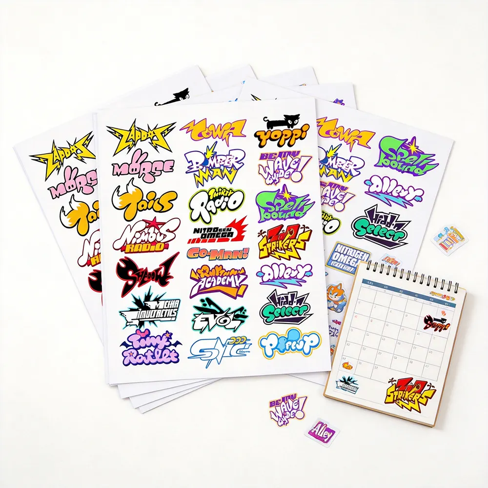 Printable Vinyl Sticker Paper for Planners Design Sheet Pack