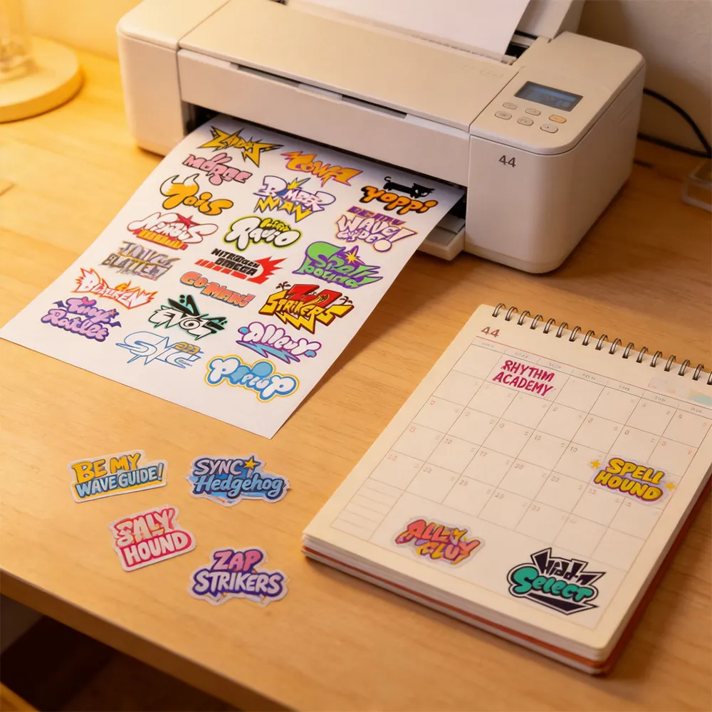 Printable Vinyl Sticker Paper for Planners Design Sheet Pack