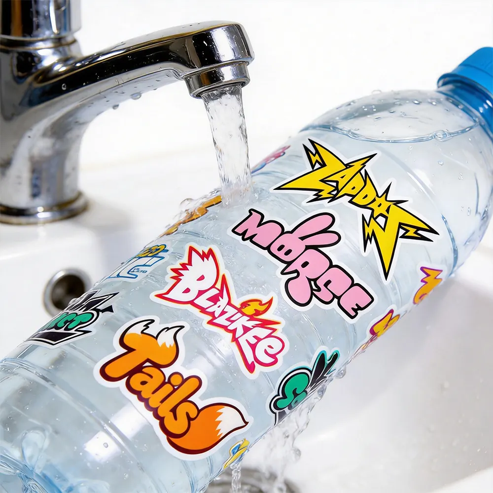 Printable Vinyl Sticker Paper for Water Bottles Label Sheets Kit