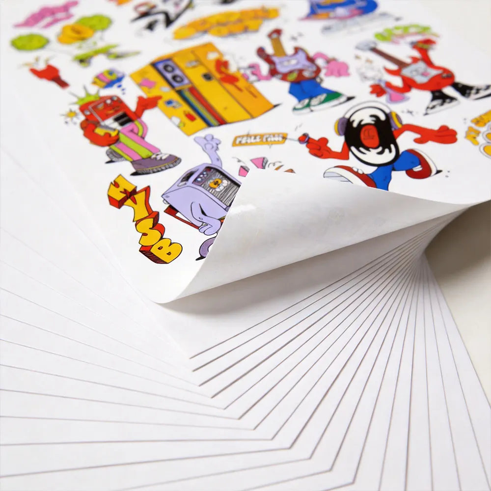 Removable Printable Vinyl Sticker Sheets for Easy Repositioning