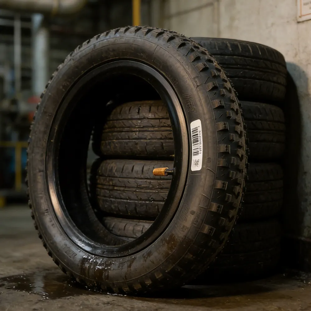tire traceability label for tire production process identification system